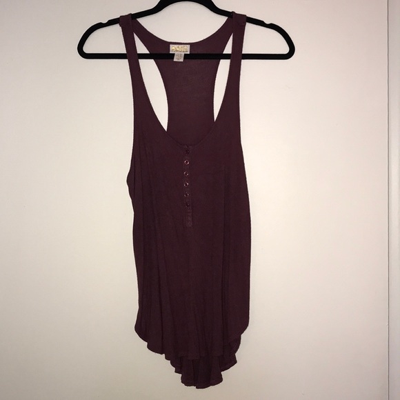 Amuse Society | Tops | Amuse Maroon Tank | Poshmark
